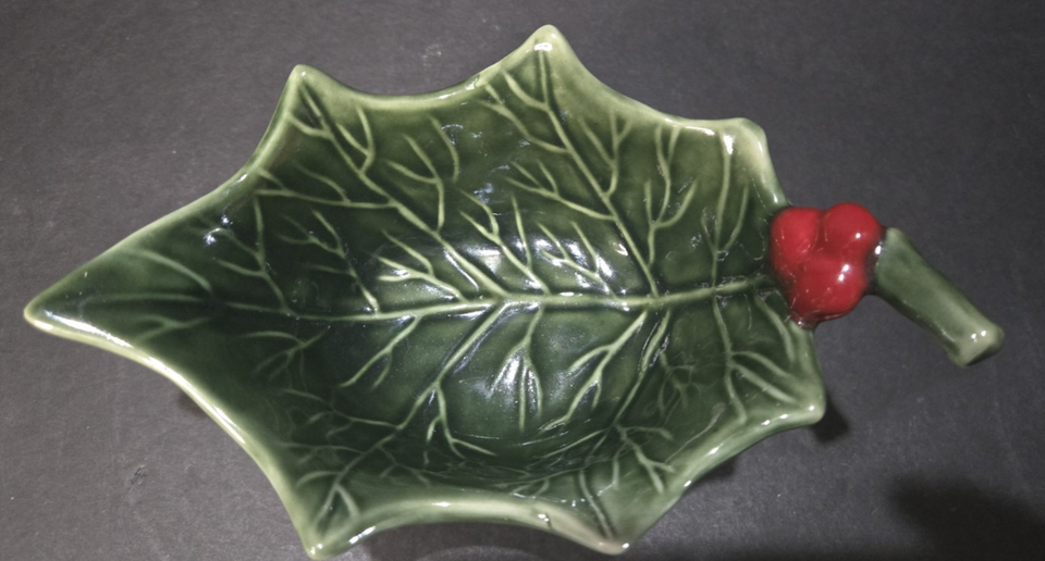 vintage ceramic gravy boat serving dish christmas themed | eBay