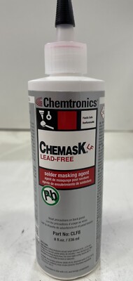 Chemtronics CLF8 Solder Mask, Lead-Free Latex, 8 oz Bottle, Chemask LF, EXP 7/24 | eBay