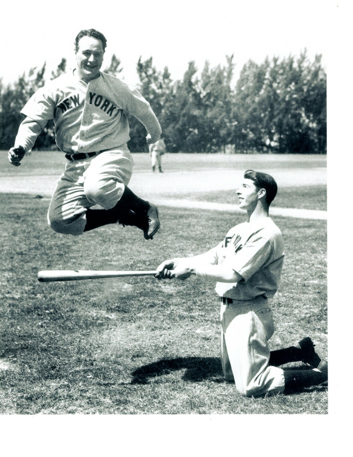 LOU GEHRIG JOE DIMAGGIO NEW YORK YANKEES 8X10 PHOTO BASEBALL BRONX | eBay