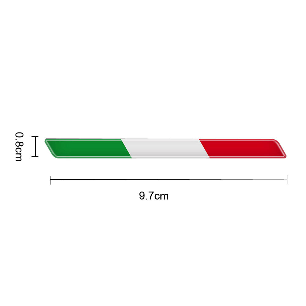 3D Italy Emblem Sticker Motorcycle Tank Decal Epoxy Resin Italia Car ...