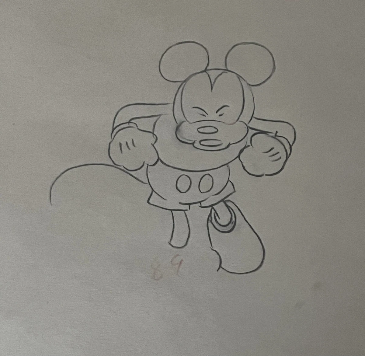 Walt Disney Original Mickey Mouse Sketches