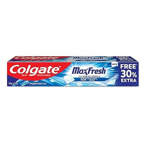 Colgate MaxFresh Toothpaste, Gel Paste with Menthol for Super Fresh ...