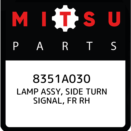 8351A030 Mitsubishi Lamp assy, side turn signal, fr rh 8351A030, New ...