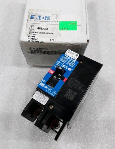 GHB2040 CH BOLT-ON 40A 2 POLE 277/480Y VAC NEW | eBay