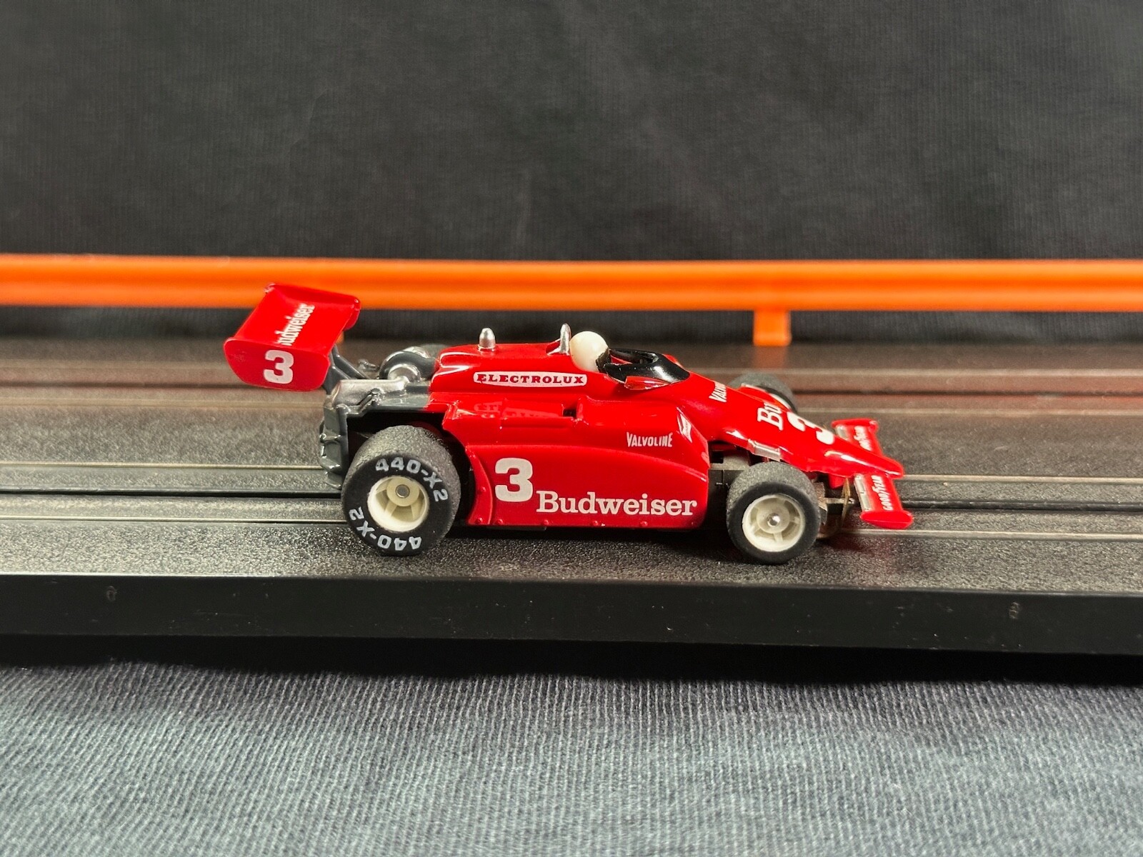 Vintage Tyco Budweiser 3 Indy F1 Ho Slot Car Ebay