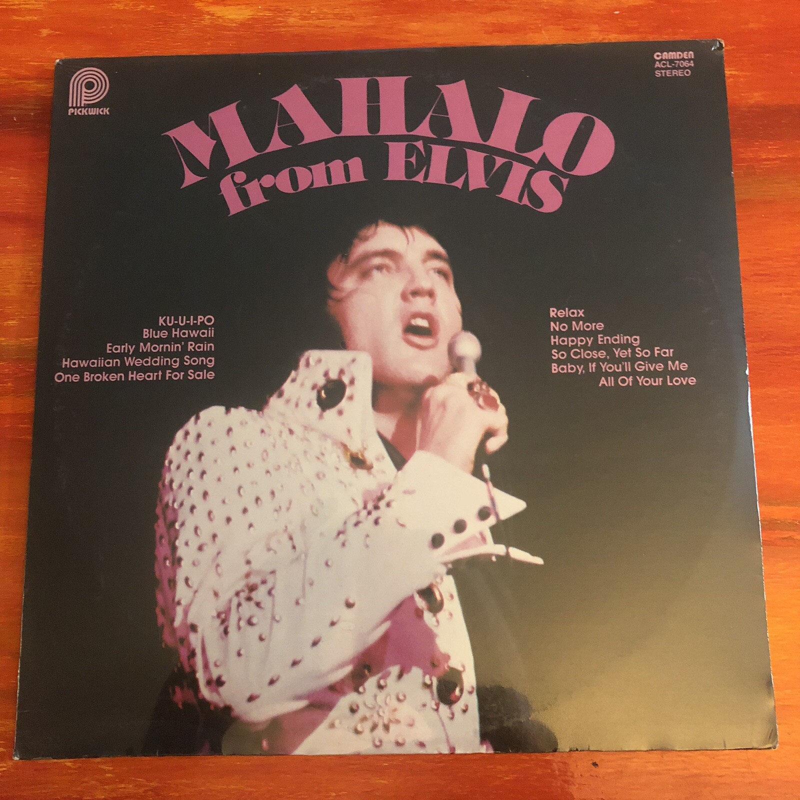 Elvis Presley Vinyl Album 12" MAHALO from ELVIS 10 Songs SEALED ACL ...