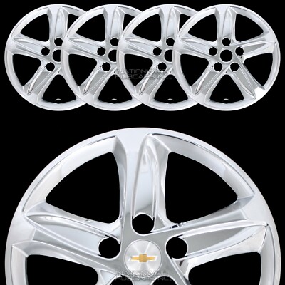 for Chevy Malibu L LS 2019-2025 Chrome 16" Wheel Skins Hub Caps Alloy ...