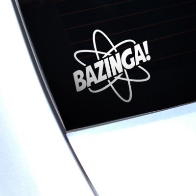 Bazinga! Big Bang Car Sticker Decal For Window Bumper, Wall, Laptop ...