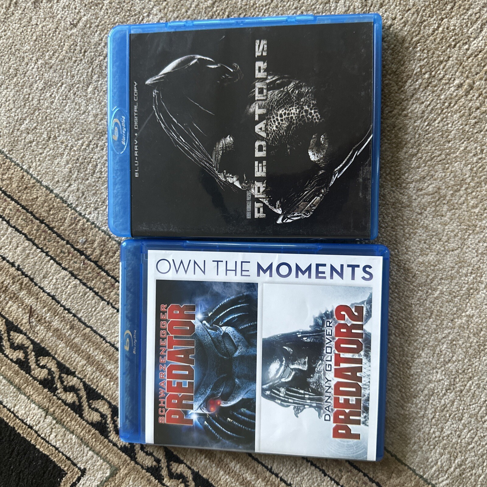 Predator 1 2 3 Blu-Ray Collection 3 Disc Set Schwarzenegger Glover ...