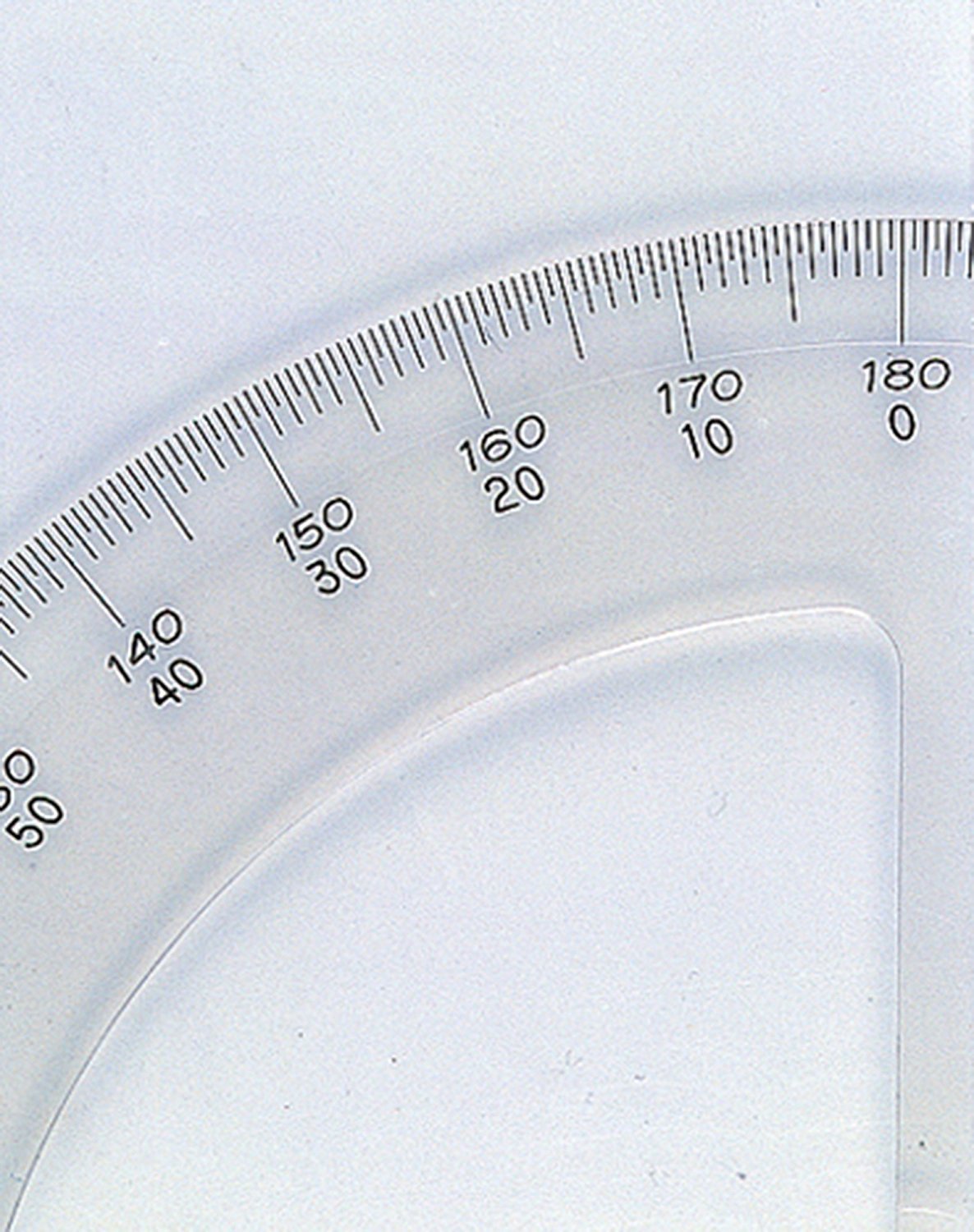 SHINWA 360 Degree Circle Acrylic Protractor Scale Measure Angle Ruler ...