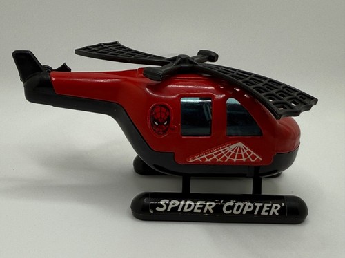 SPIDERMAN SPIDER COPTER HELICOPTER TOY BUDDY L 1980 VINTAGE MARVEL | eBay