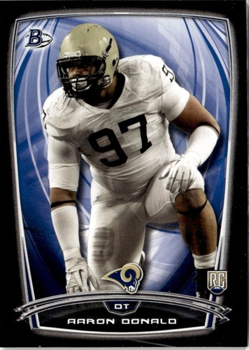 2014 Bowman Black Aaron Donald St. Louis Rams #78 | eBay