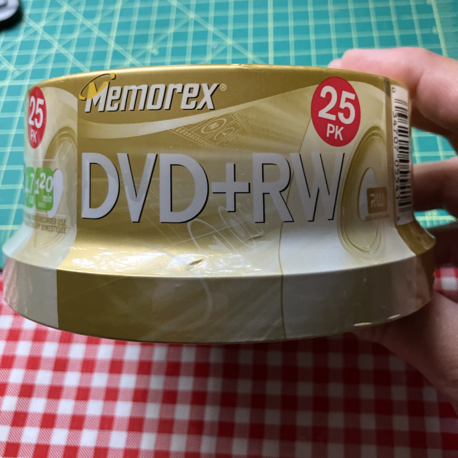 Memorex DVD+RW 25PAQ 25 Pack 4X 4.7GB 120 Min Rewritable Disc | eBay