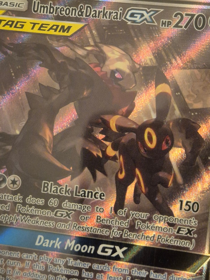 [PSA 10] Umbreon & Darkrai Tag Team GX | Pokémon Cards Moonbreon ...