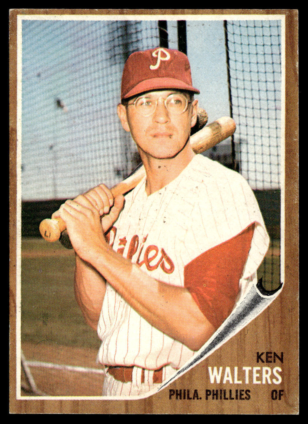 1962 Topps Ken Walters #328 Philadelphia Phillies | eBay