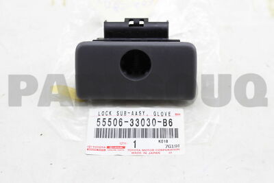 5550633030B6 Genuine Toyota LOCK ASSY, GLOVE COMPARTMENT DOOR 55506 ...
