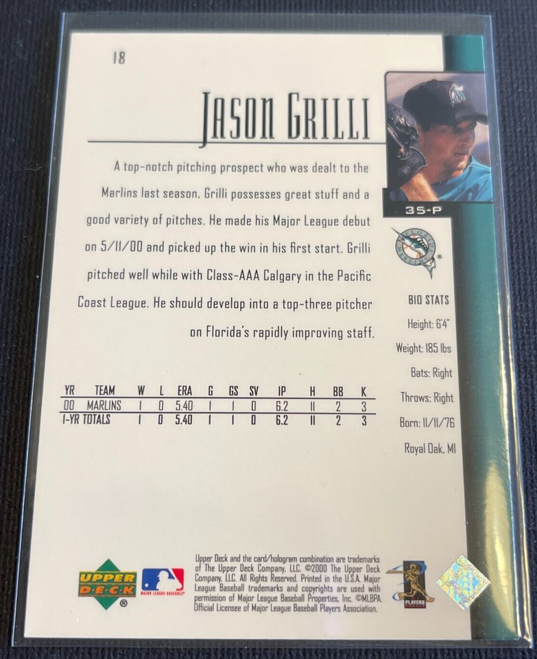 2000 Upper Deck Star Rookie Card # 18 Jason Grilli | eBay