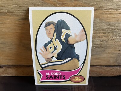 Al Dodd - Saints 1970 #123 Topps Football Card - NFL -VG++ Free ...