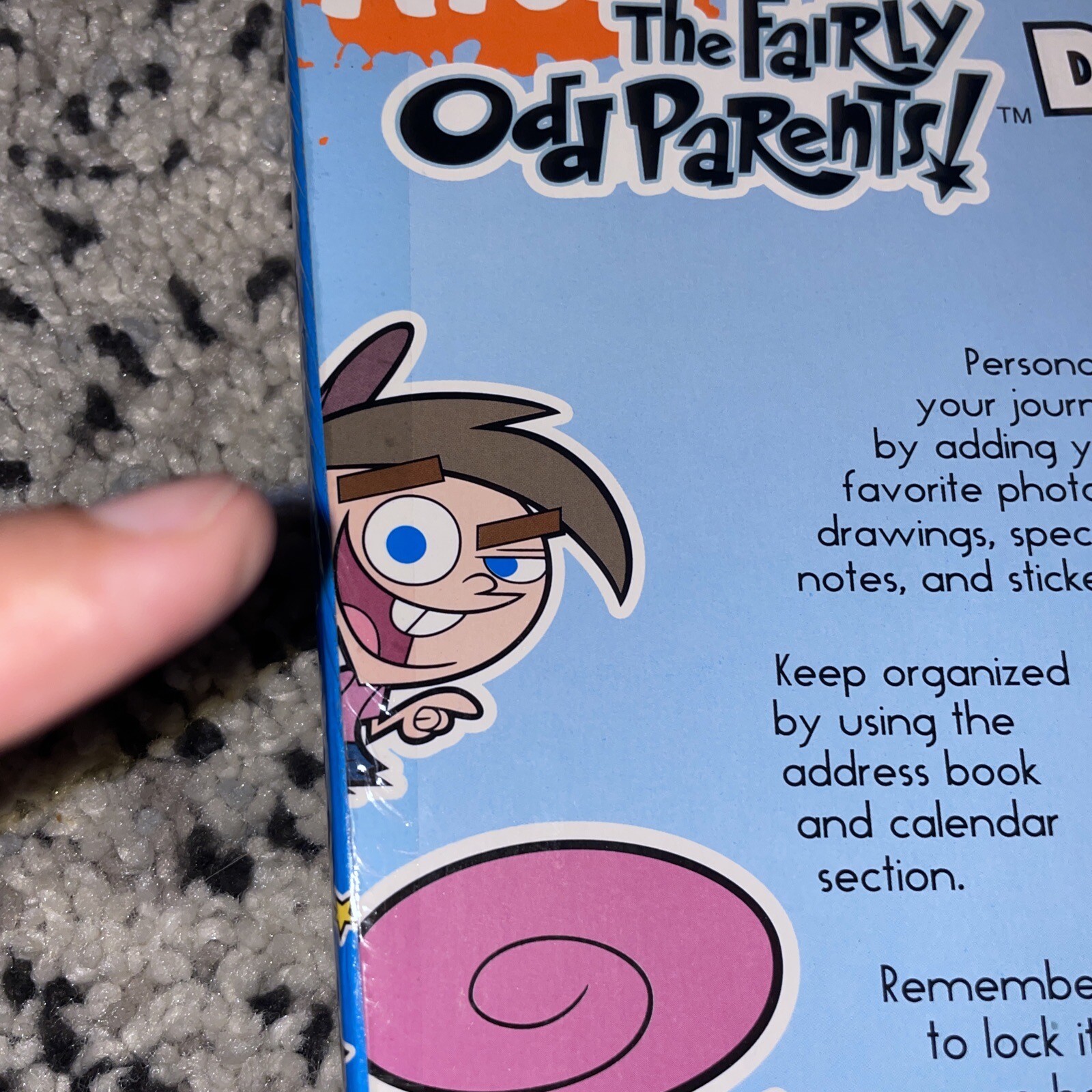 2003 Vintage FAIRLY ODDPARENTS TIMMY COSMO WANDA MEGA DA RULES JOURNAL ...