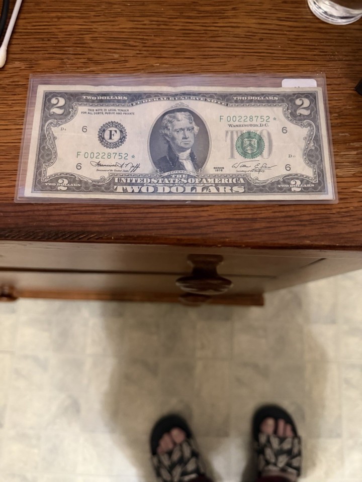 1976 $2 Dollar Bill Star Note Two Bicentennial Not Graded | eBay