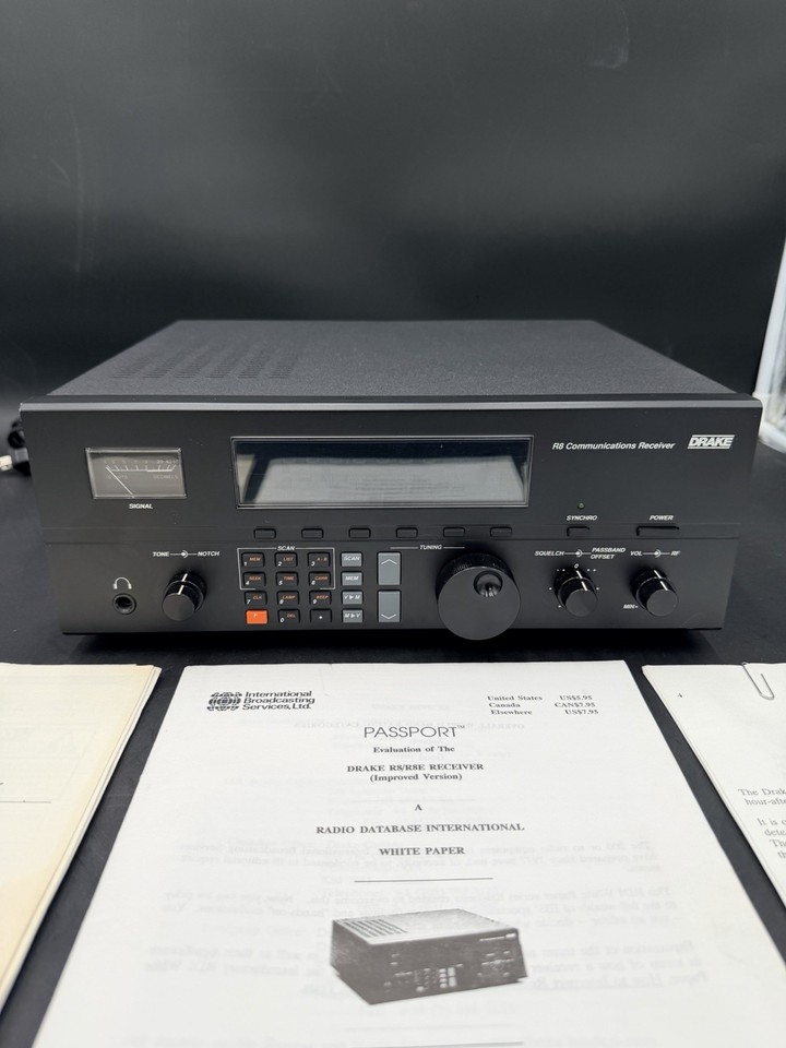 Drake R8 Shortwave AM SSB Ham Radio Communications Receiver W/ Manual ...