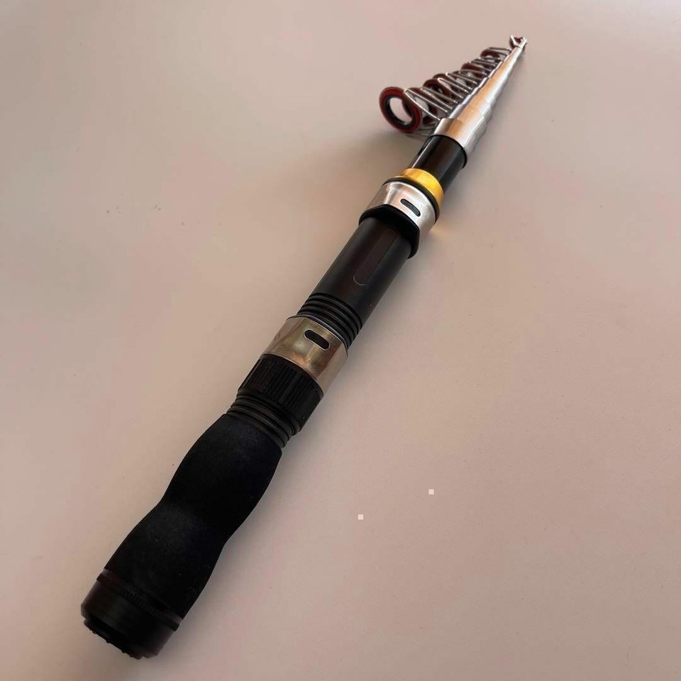 2.1M Compact Rod Fishing 210Cm Black Gold Short Hole Slight Throw Rod ...