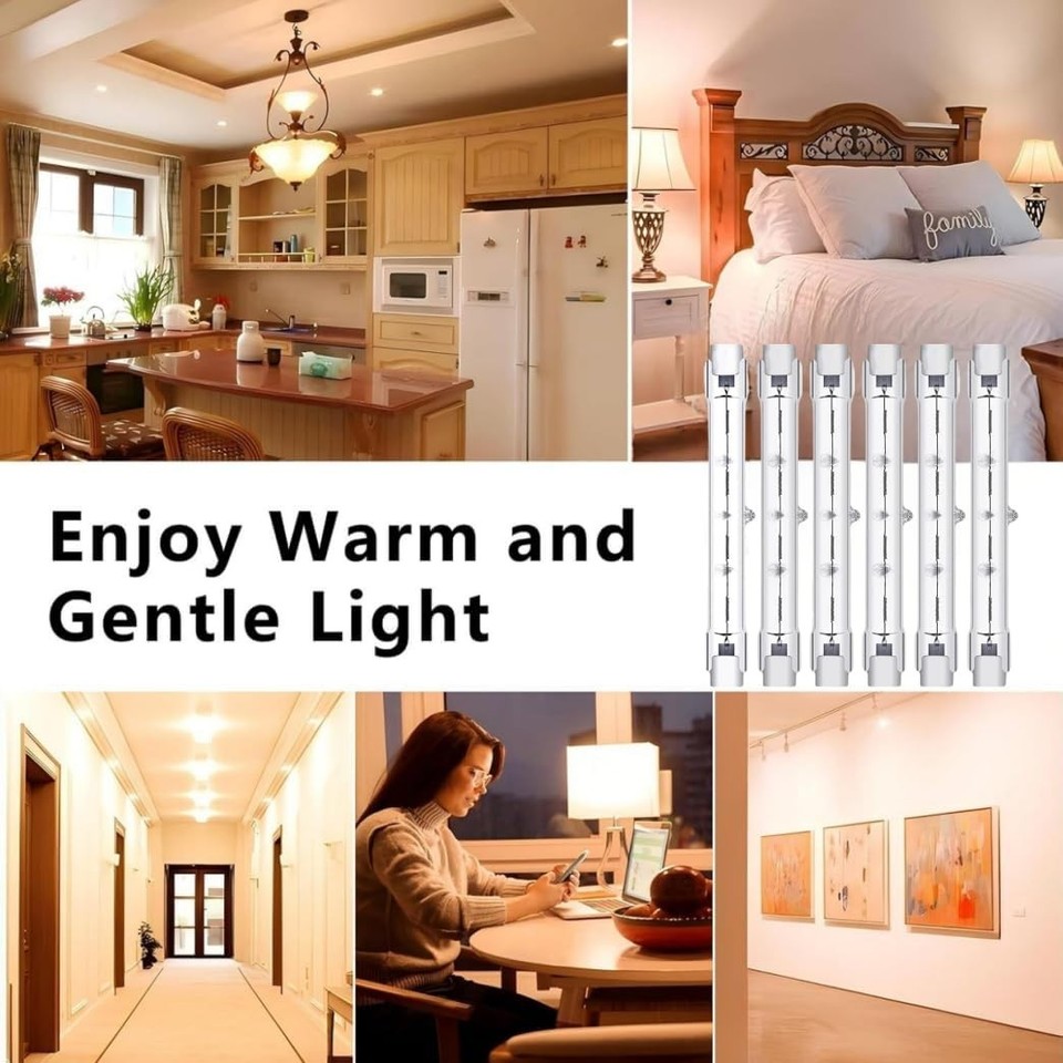R7S J118Mm T3 Halogen Light Bulbs, 120V 300W Type Thalogen Bulbs LED ...