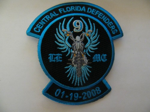Motorcycle Patch 2008 Central Florida Defenders MC NOS New Stock Free ...