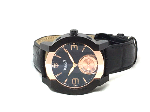 RARE TELLUS PARENTHESES T1067 MEN’S WATCH Alligator Band | eBay