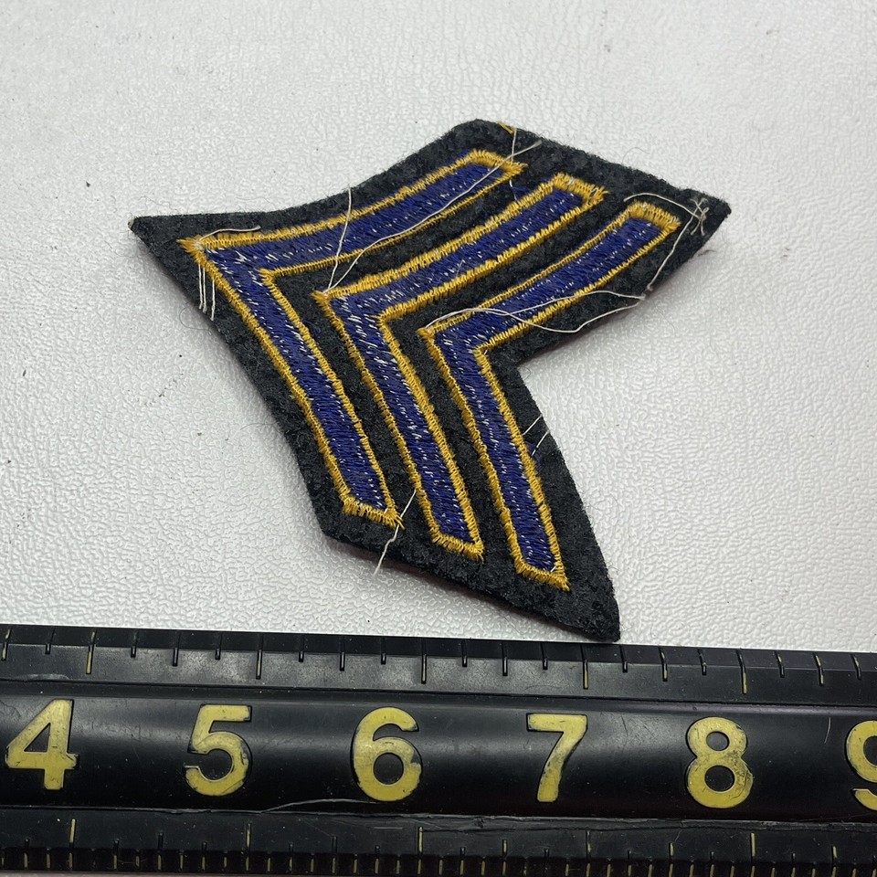 Blue & Gold SERGEANT STRIPES RANK CHEVRON Patch (Police) B046 | eBay