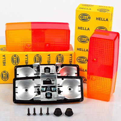2x HELLA tail lights tail lights universal trailer construction ...