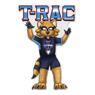NFL Tennessee Titans 18" Die-cut T-RAC Team Mascot Pennant Fan Cave | eBay