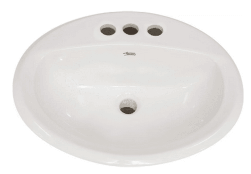 American Standard 0475.020 Aqualyn 20-3/8" Drop In Porcelain Sink ...