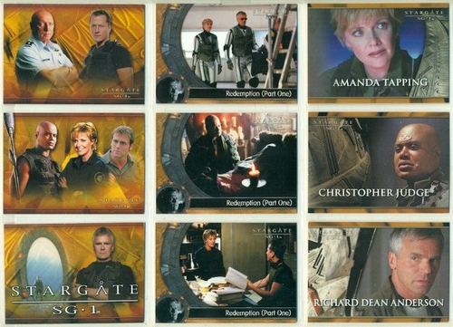 STARGATE SG-1 - SEASON 6 - BASE SET OF 72 TRADING CARDS - 2004 ...