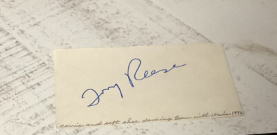 Autograph TONY REESE LONGEST YARD BOYS MEET THE GIRLS ALBUM PAGE | eBay