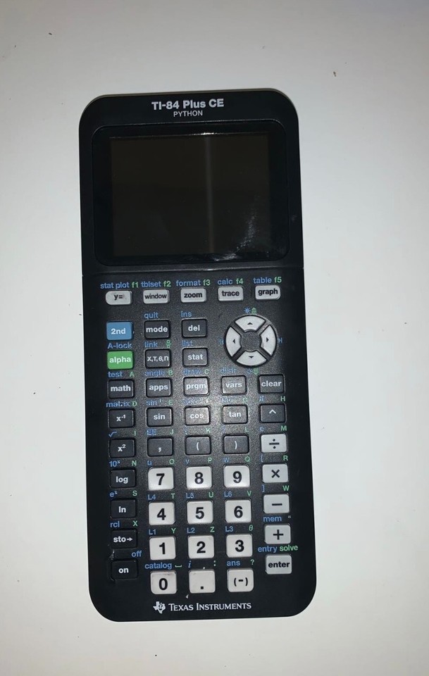 Texas Instruments TI-84 Plus CE Graphing Calculator Python Edition ...