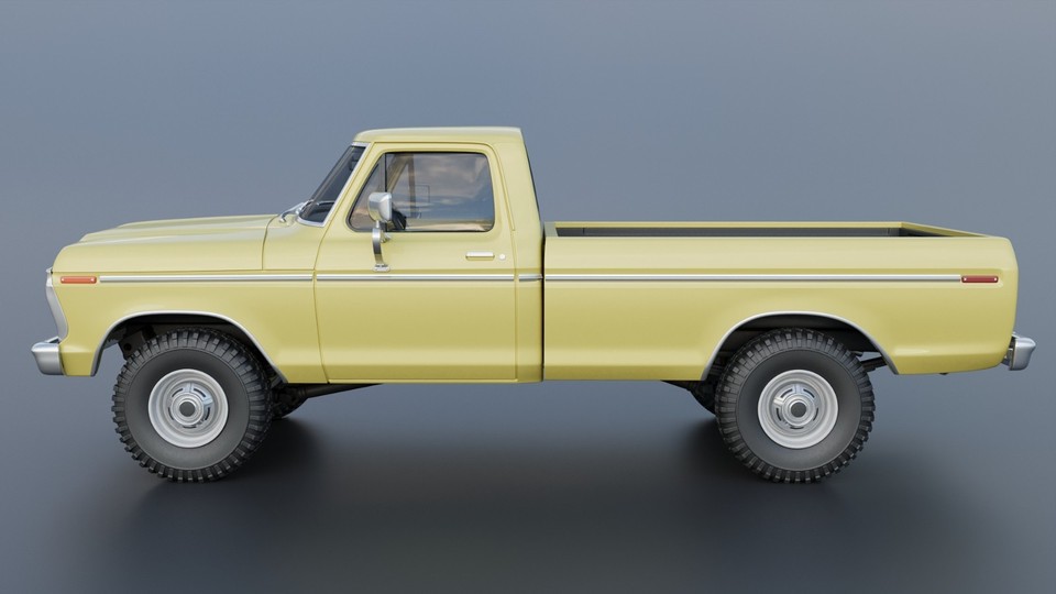3D Printed 73 Ford f250 long bed model kit | eBay