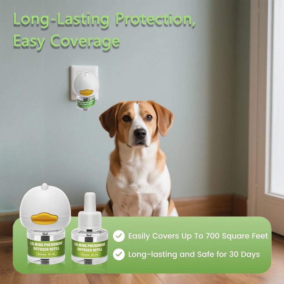 8 Pack Dog Calming Diffuser Pro Kit - Pheromone Diffuser for Dogs to ...