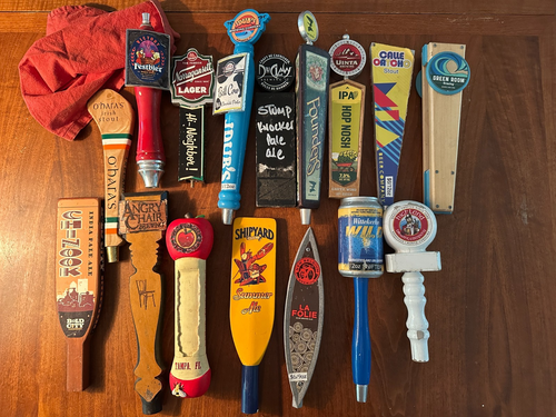 beer tap handles lot of 16 pulls | eBay