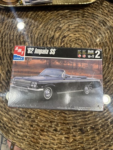 AMT ERTL 62 Chevy Chevrolet Impala SS Convertible 1/25 1962 New Sealed ...