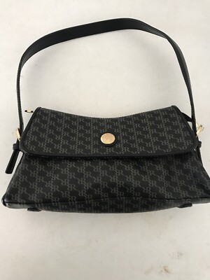 Rioni Moda Italia Black Monogram Shoulder Bag | eBay