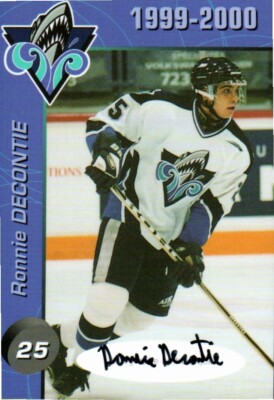 Ronnie Decontie 1999-00 Rimouski Oceanic Autographed Edition | eBay