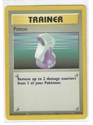 Pokémon TCG Potion Base Set 94/102 Regular Shadowless Common | eBay