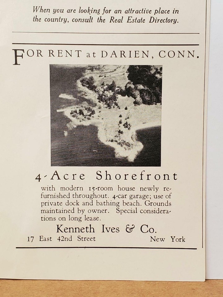 Cherry Ridge Farms Bedford NY 1934 Small Estate Acreage Fish & Marvin ...