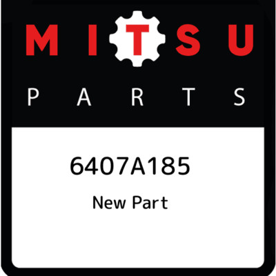 6407A185 Mitsubishi Garnishfr bumper side 6407A185, New Genuine OEM ...