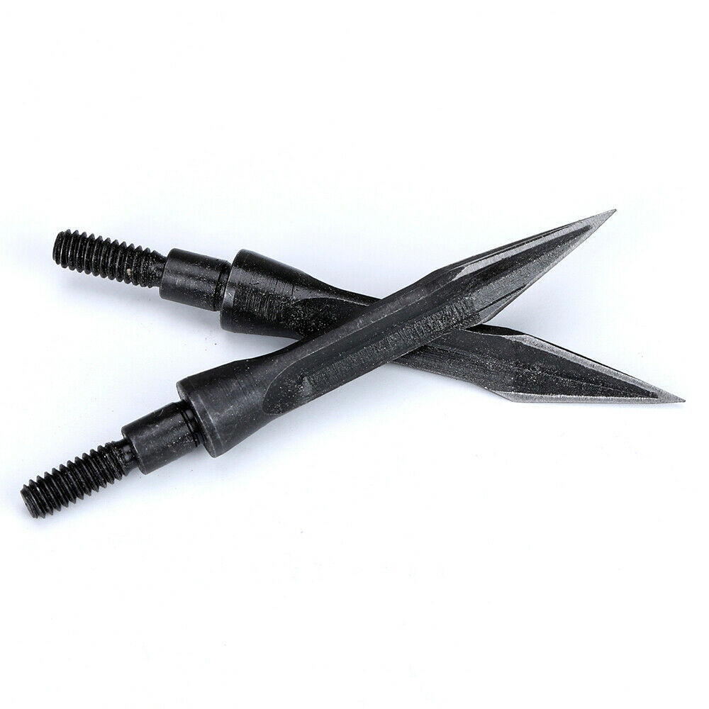 12Pcs Awl Traditional classical Broadheads Hunting arrow Tips 125 grain ...