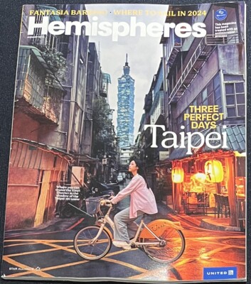 United Airlines Hemispheres Magazine January 2024 - Three Perfect Days ...
