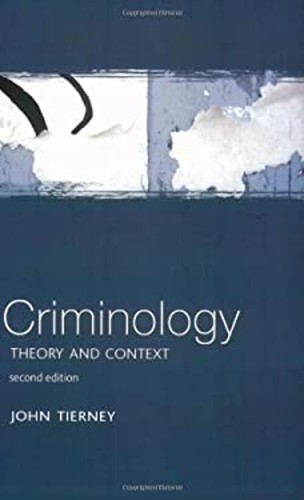 Criminologie : Théorie Et Contexte Broché John Tierney | eBay