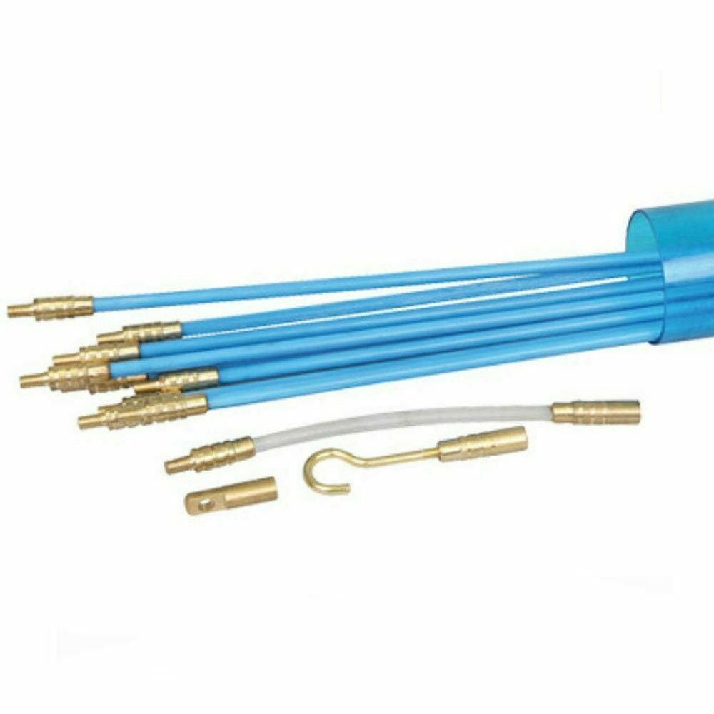 Tool Box Cable Access Kit Electricians Wire Puller Rods Draw Push ...