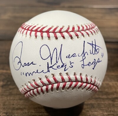 Ross Moschitto Mickey's Legs NY Yankees 65-67 Signed ROMLB Baseball ...
